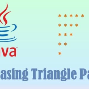 Decreasing Triangle Pattern Program - Simply Coding